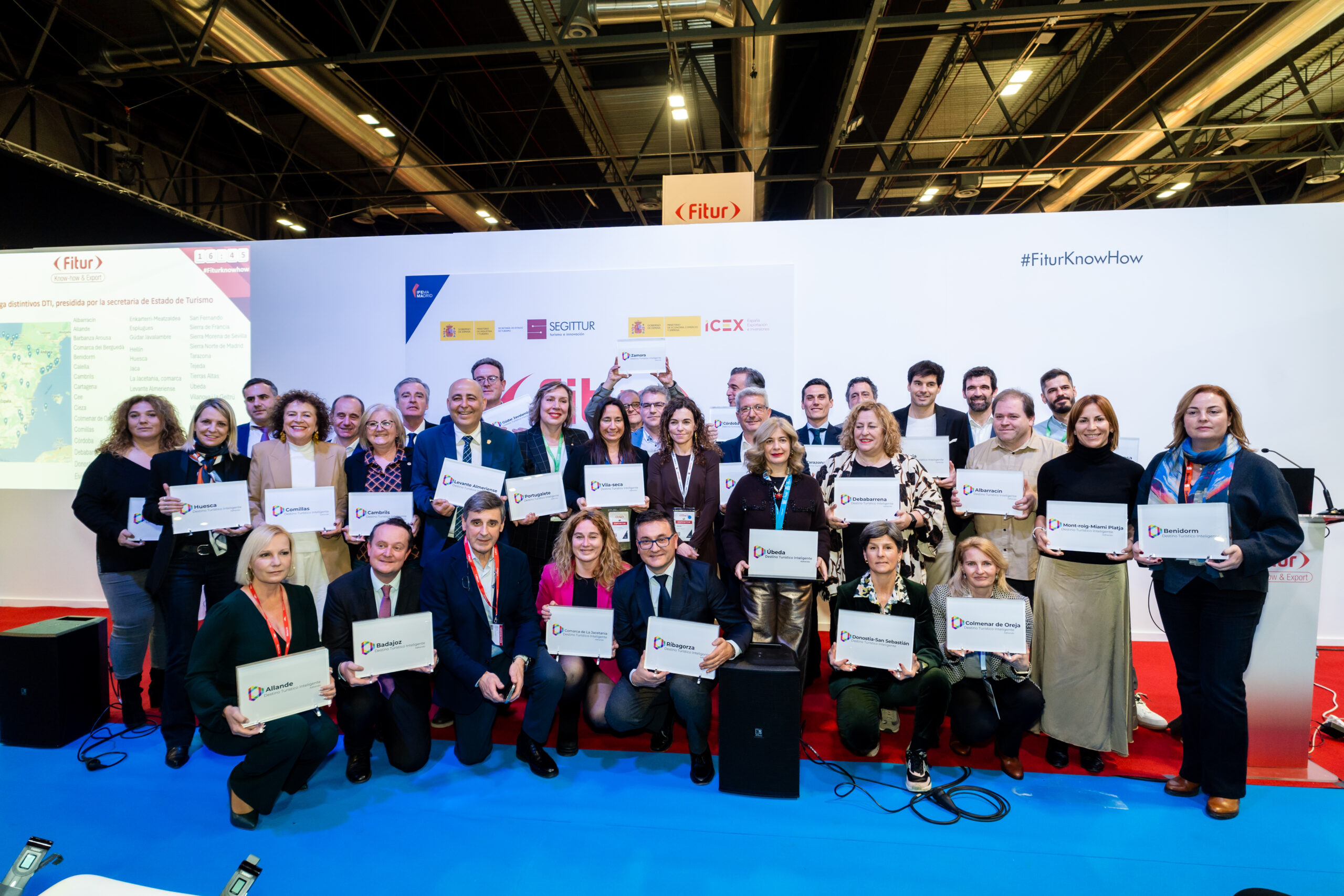 Más de cuarenta destinos reciben el distintivo DTI en FITUR - SEGITTUR